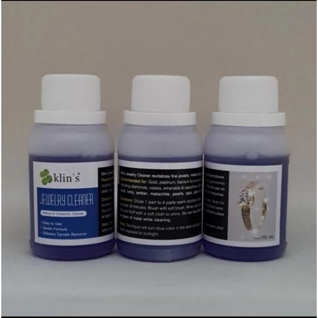 Jual Cairan pembersih perhiasan emas/diamond/jewelry cleaner 100ml ...