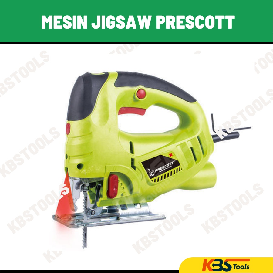 Jual Mesin Jigsaw Gergaji Listrik Potong Kayu Tripleks Besi 400 Watt ...