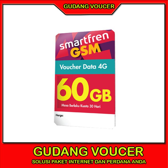 Jual A249 Voucher SmartFren 60 GB | Shopee Indonesia