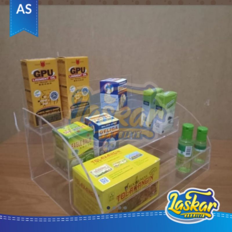 Jual Display rak bumbu acrylic/Rak obat multifungsi | Shopee Indonesia