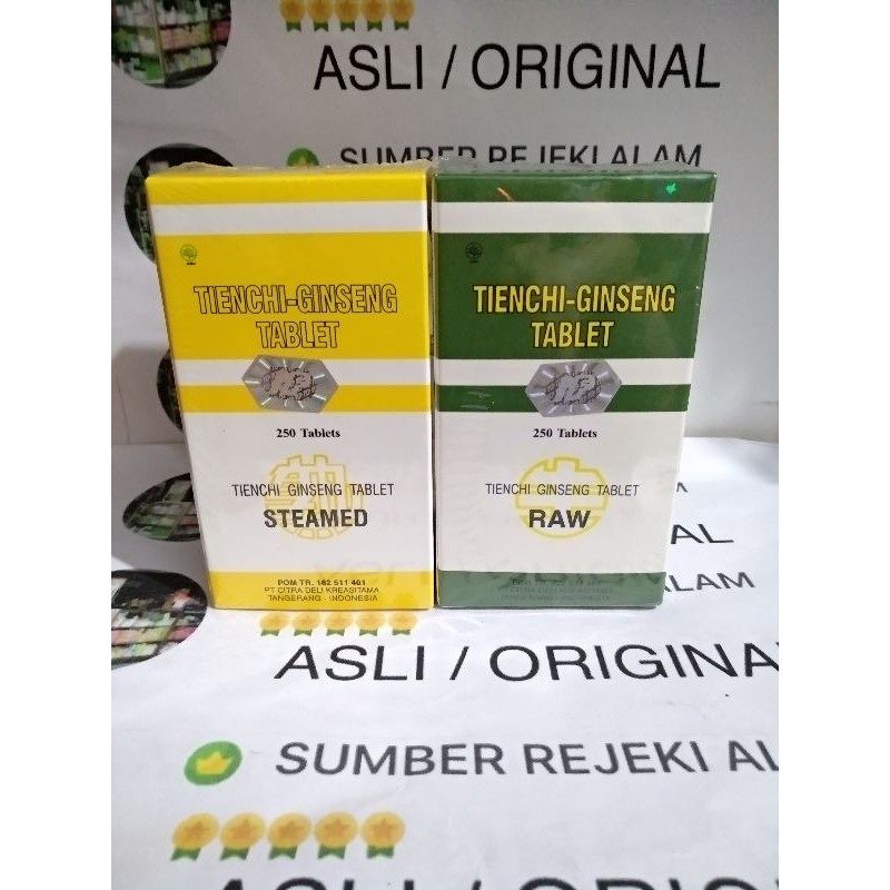 Jual Tienchi ginseng tablet Steamed/Raw | Shopee Indonesia