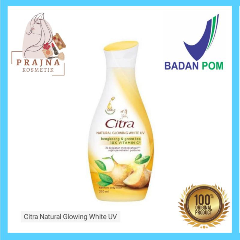 Jual Citra Natural Glowing White UV/Body Lotion Citra | Shopee Indonesia
