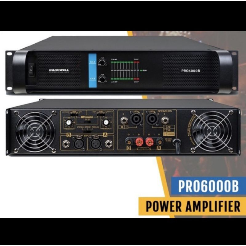 Jual Power Amplifier Hardwell PRO 6000B | Shopee Indonesia