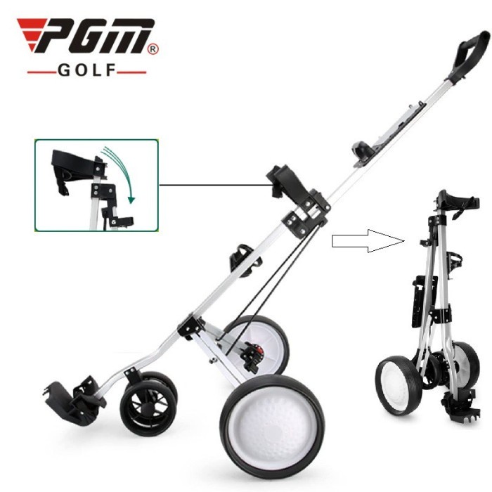 Jual PGM GOLF BAG TROLLEY 4 wheels Troli Tas Golf 4 roda | Shopee Indonesia