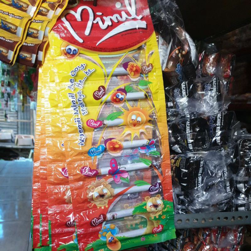 Jual Permen Bentuk Rokok Lucu Stick Candy Campuran Coklat Susu 1 ...