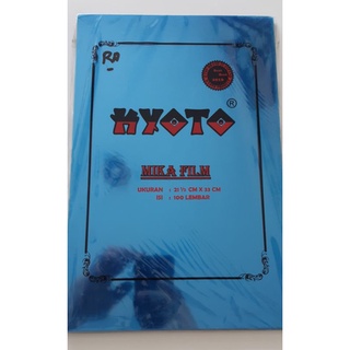 Jual mika jilid warna biru / mika jilid biru / mika jilid warna / mika ...