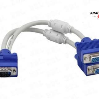 Jual Kabel VGA Cabang 1 Male - 2 Female / Kabel VGA Splitter / Kabel VGA | Shopee Indonesia