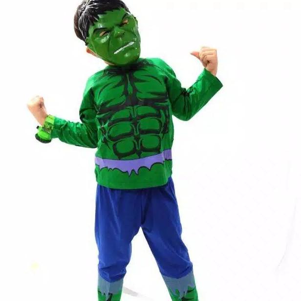 Jual Kostum Anak Hulk Superhero Bonus Topeng | Shopee Indonesia