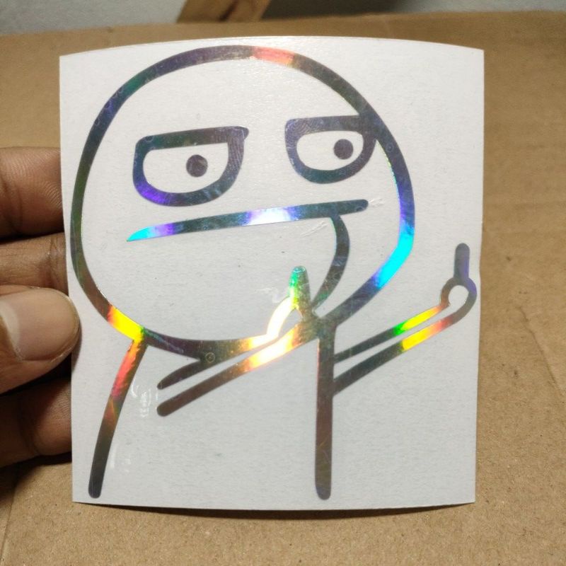 Jual Stiker Middle Finger Stiker Jari Tengah Cutting | Shopee Indonesia