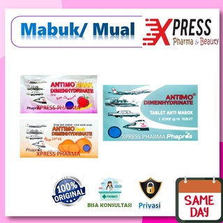 Jual ⚡XPRESS⚡ Antimo Dewasa / Anak Tablet Anti Mabuk Cair Sirup ...