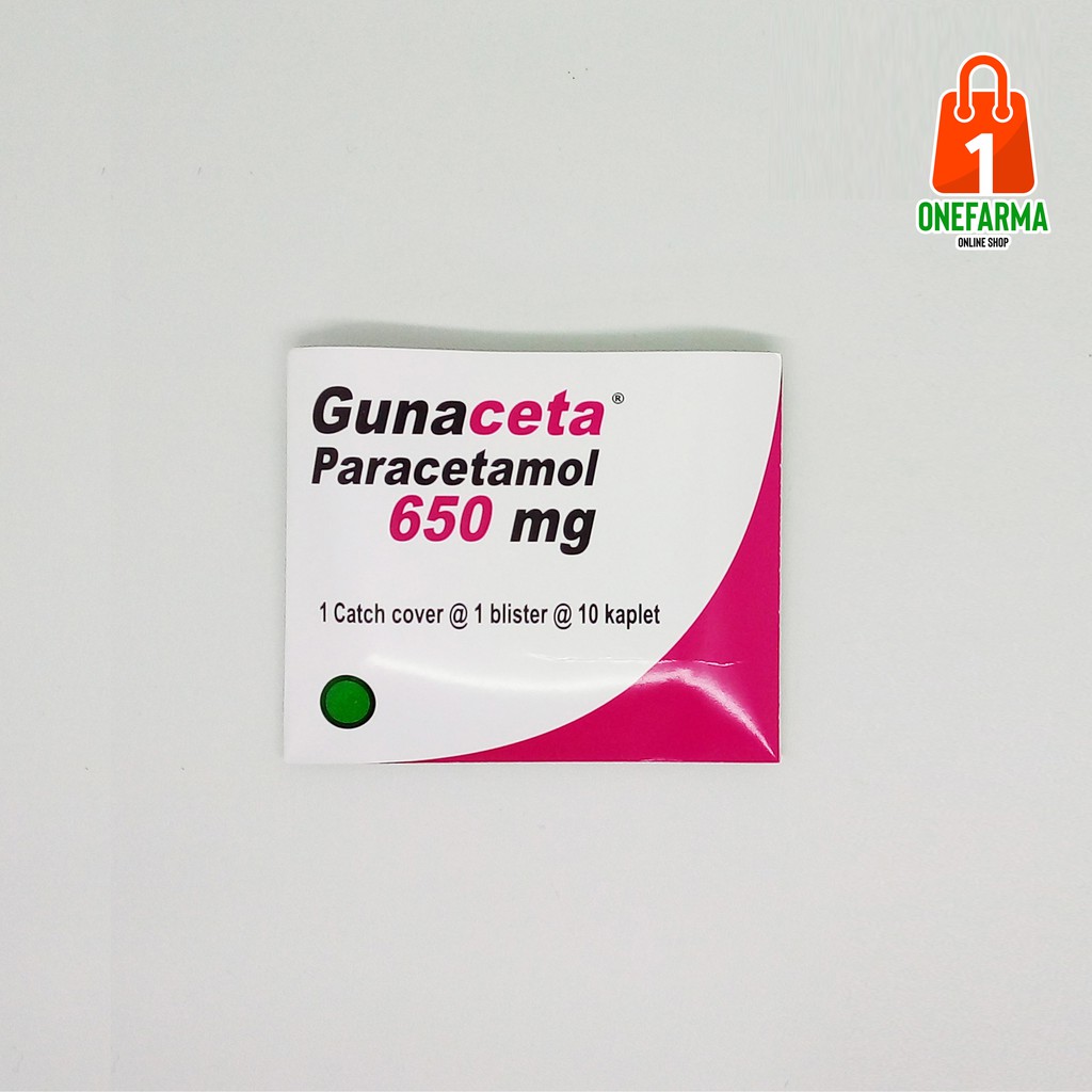 Jual GUNACETA 650 MG STRIP / PARACETAMOL 650 MG | Shopee Indonesia
