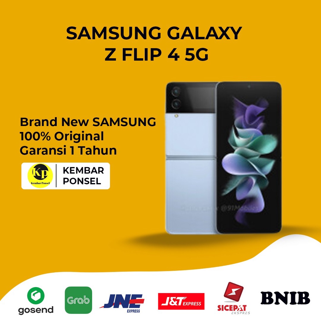 Jual Samsung Galaxy ZFlip 4 5G 8/128GB & 8/256GB Garansi Resmi Nasional 1 Tahun | Shopee Indonesia