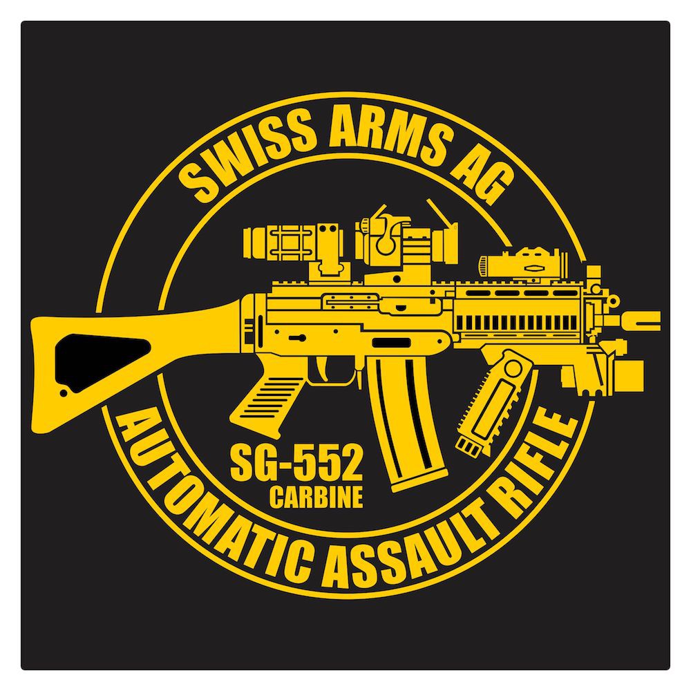 Jual Sig SG-552 Carbine Automatic Rifle Cutting Sticker | Shopee Indonesia