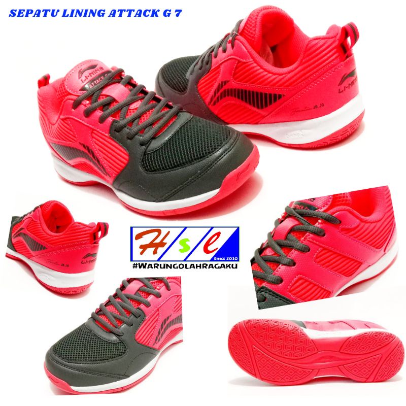 Jual sepatu Lining attack G7 warna terbaru | Shopee Indonesia