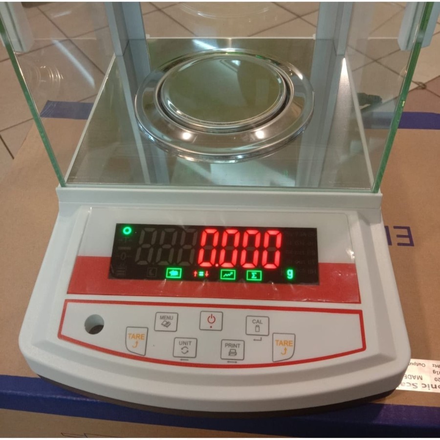 Jual Timbangan lab BDS-GF-203 Kapasitas 200g Ketelitian 0.001g /1mg Barang sesuai di foto ...