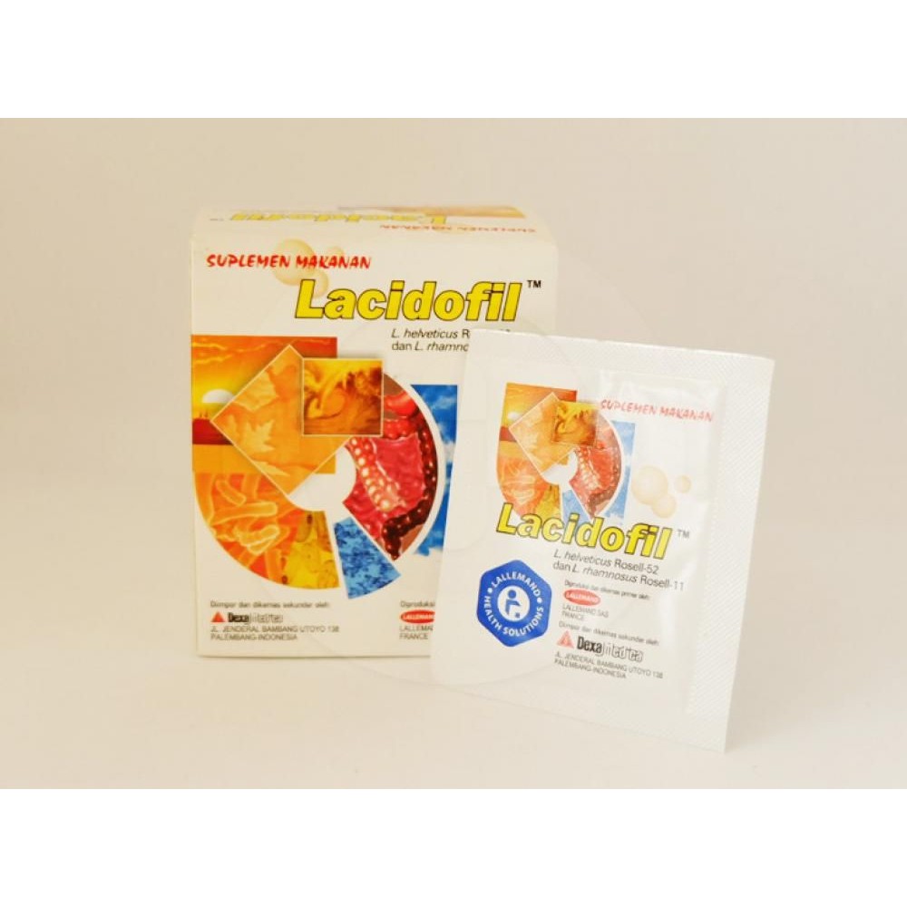Jual LACIDOFIL SACHET BOX ISI 30 probiotik untuk daya tahan tubuh ...