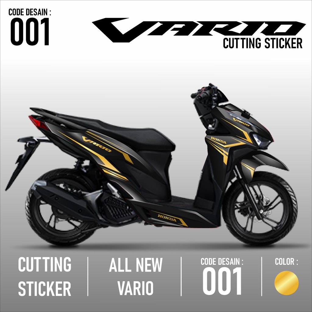 Jual Cutting Sticker Vario 150 & 125 - Aksesoris Motor Stiker Honda Vario New Schotlite Cutting ...