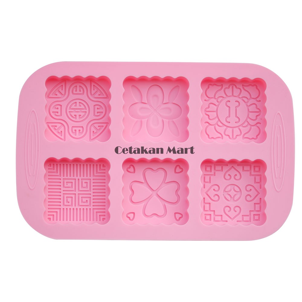 Jual CM Cetakan Silikon Sabun Craft Kotak Classic 6 Cavity | Shopee ...