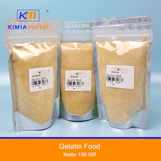 Jual Gelatin Food Greade ukuran 100gr / Gelatin Bubuk Halal / Gelatin ...