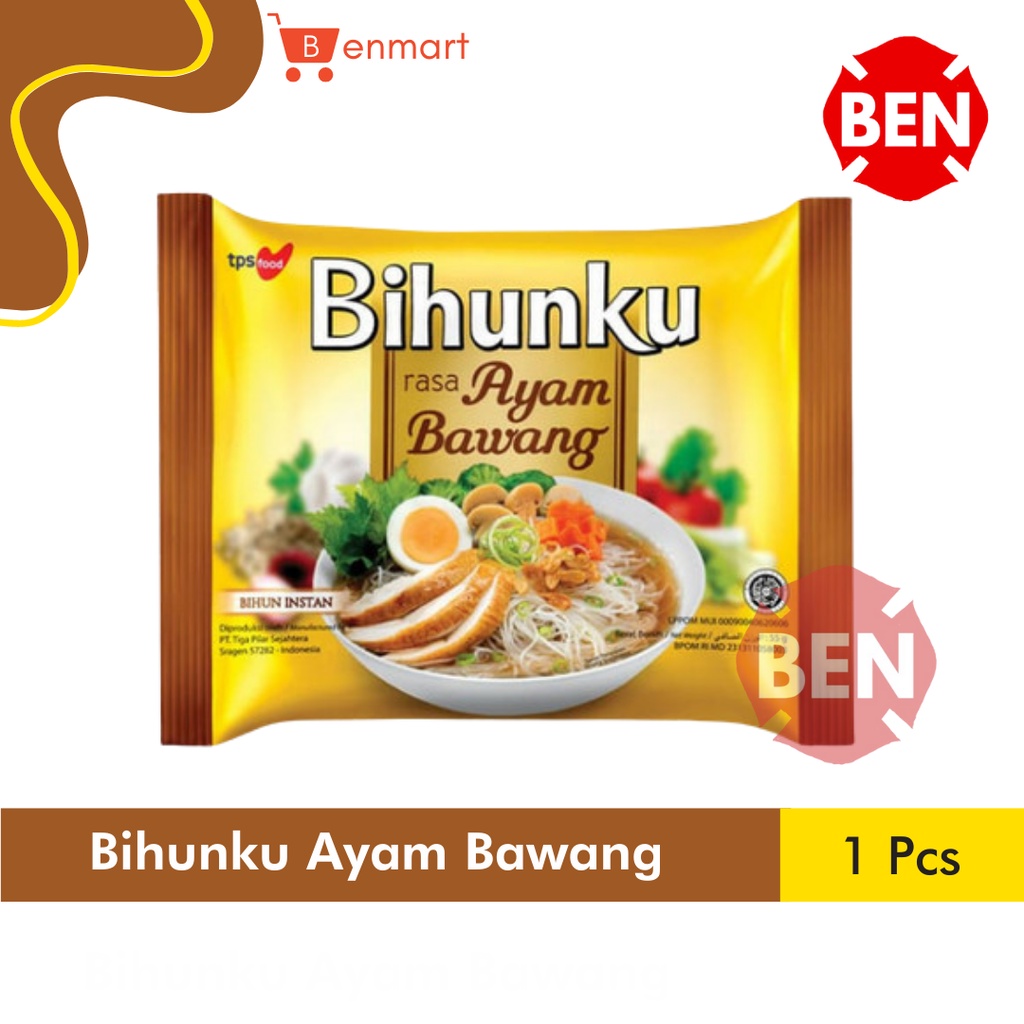 Jual Bihunku AYAM BAWANG 1 Pcs Bungkus Bihun Instan Kuning Rebus Kuah ...