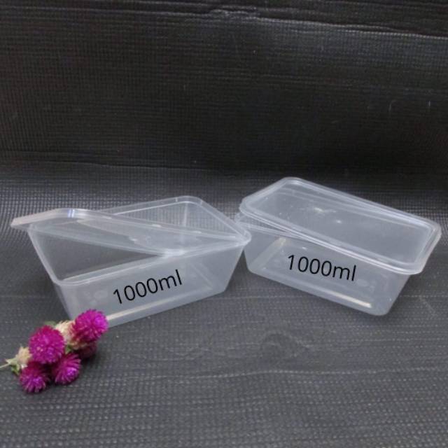 Jual Thinwall 1000 ml / Food Container 1000 ml / Kotak makan 1000 ml | Shopee Indonesia