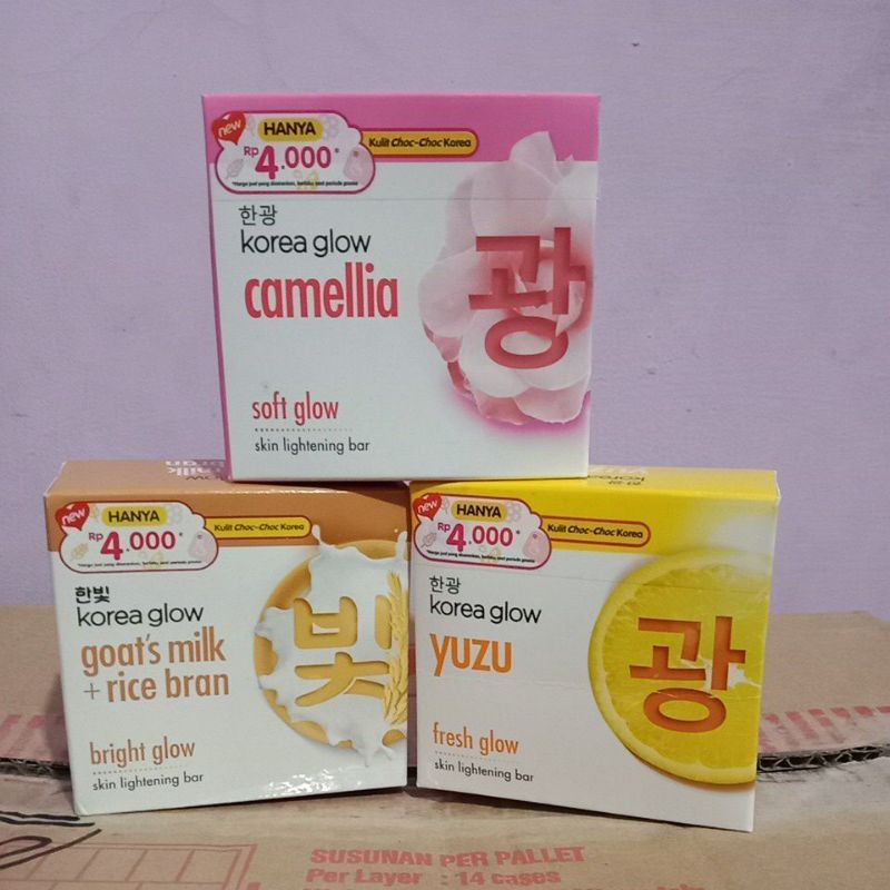 Jual Korea Glow Sabun Batang [Camelia Soft Glow/Yuzu/Rice Bran 85gr ...