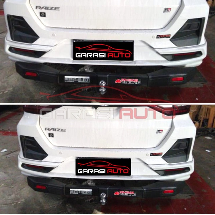 Jual Towing Bar Mobil Rocky - Raize Bumper Guard RHINO Tanduk Belakang ...