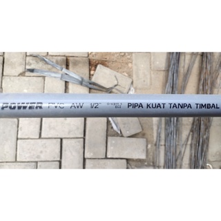 Jual Pipa PVC Power 1/2 " AW | Shopee Indonesia