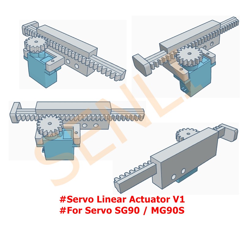 Jual Servo SG90 MG90S Servo Linear Actuator V1 Indonesia|Shopee Indonesia