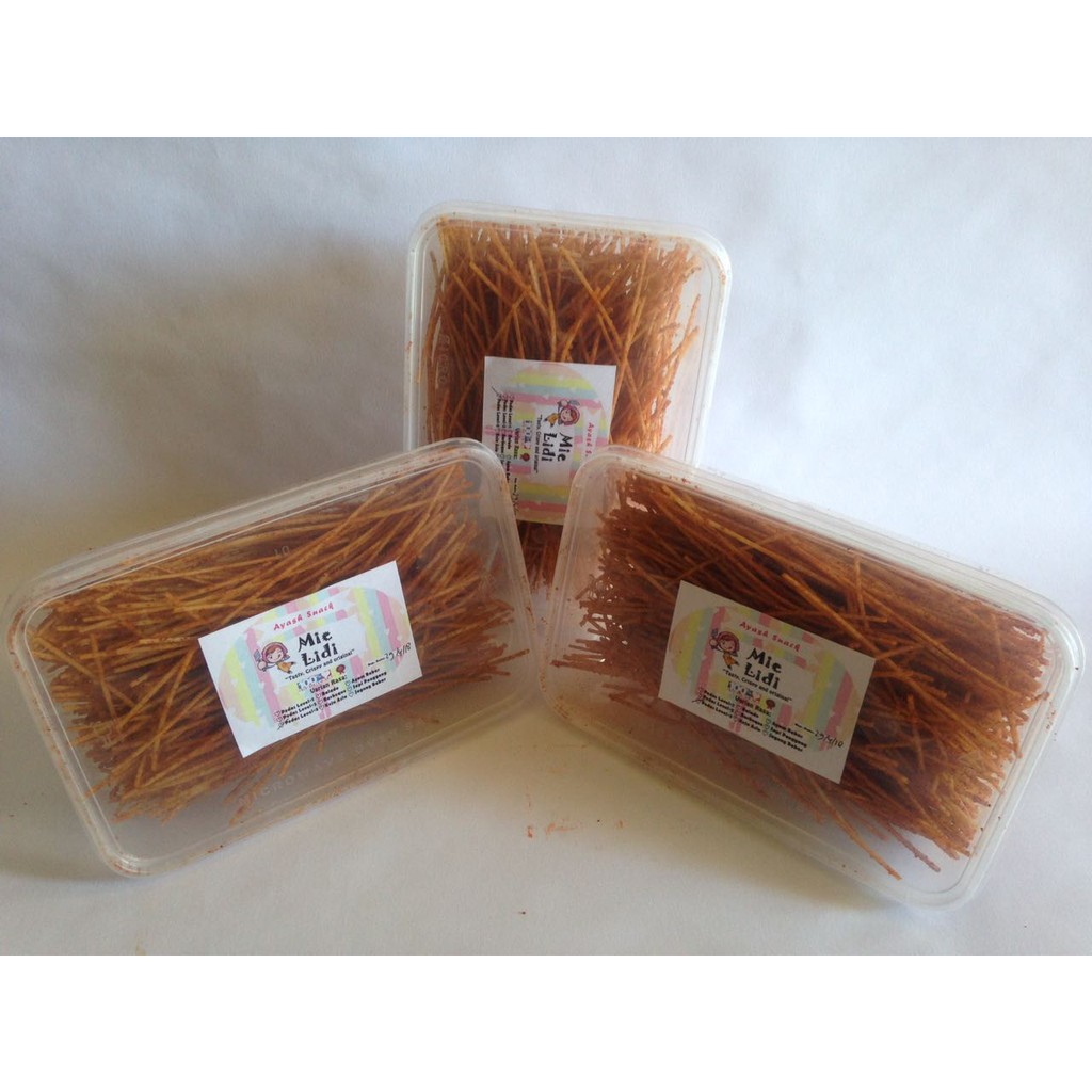 Jual Mie Lidi (Snack Lidi-lidian) berbagai varian rasa dan murah meriah ...