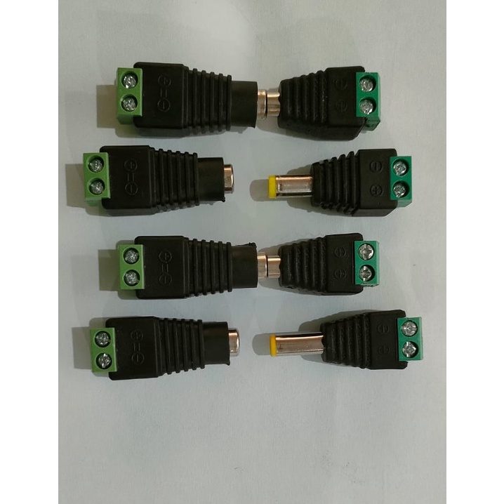 Jual Jack Konektor CCTV Power DC Male to Female | Shopee Indonesia