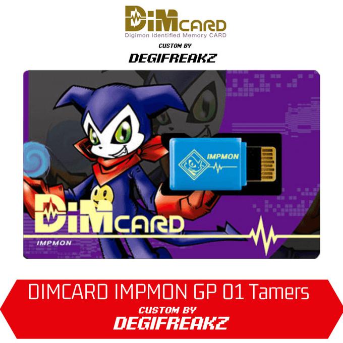 Jual Dim Card Impmon Gp Tamers Custom Dimcard Digimon Ori Bandai ...