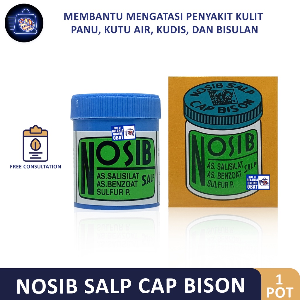 Jual NOSIB SALEP CAP BISON 14 GR // Mengatasi Penyakit Kulit akibat ...