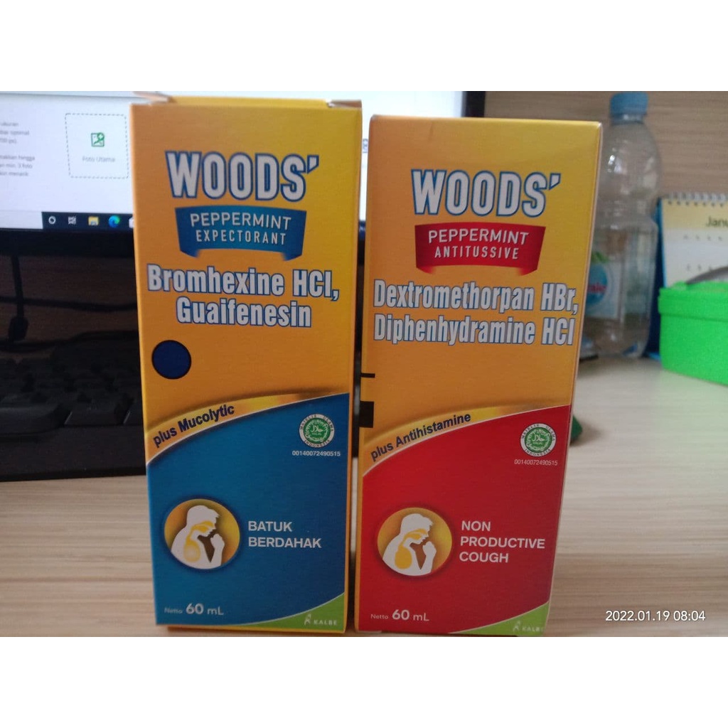 Jual WOODS SIRUP BATUK BERDAHAK BIRU/ WOODS SIRUP BATUK TIDAK BERDAHAK ...