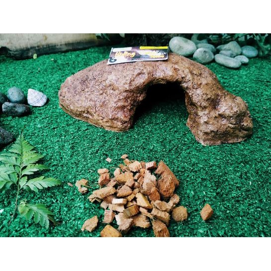 Jual HIDING CAVE STONE SIZE M TEMPAT SEMBUNYI HEWAN REPTILE BEARDED ...