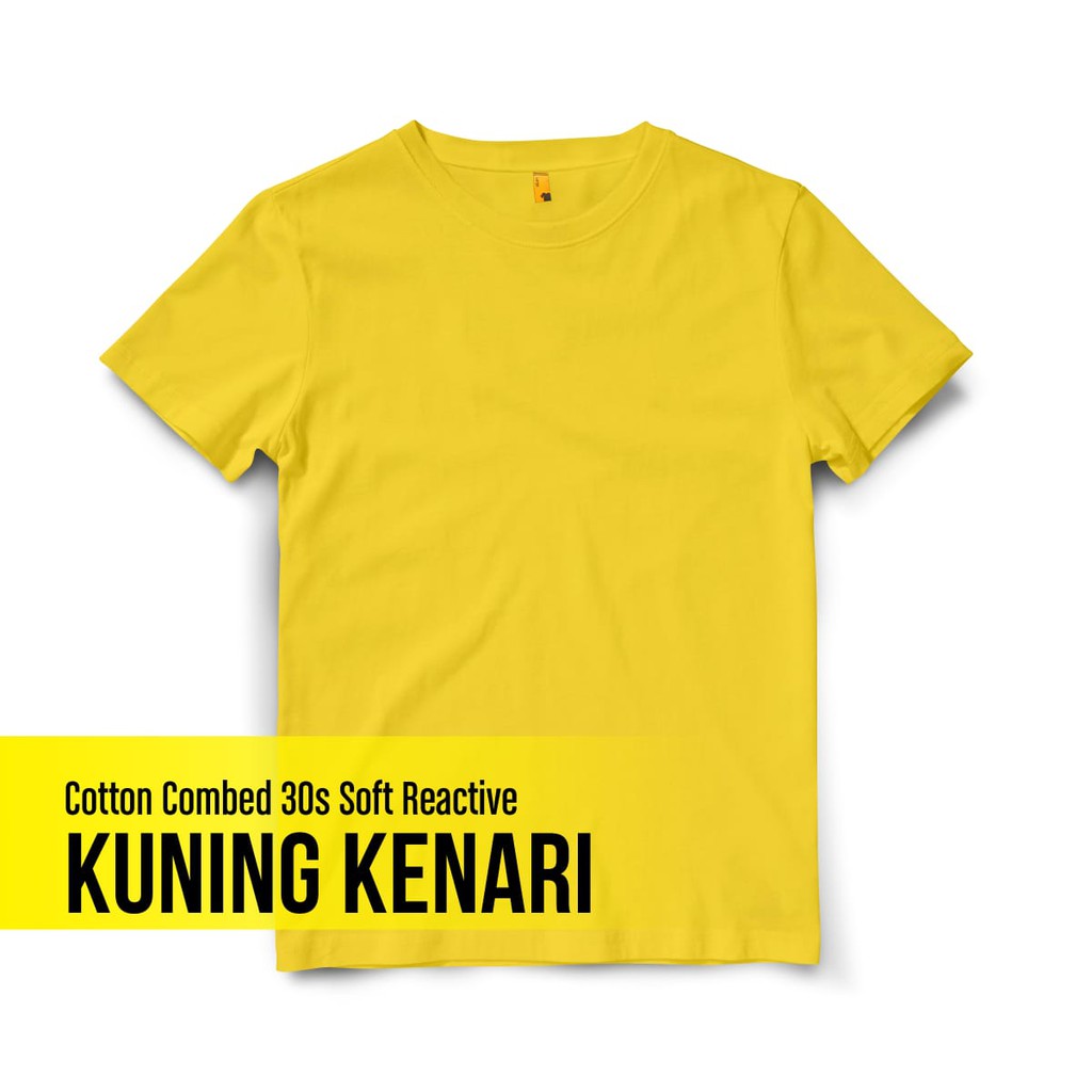 Jual KAOS POLOS KUNING KENARI COTTON COMBED 30S | Shopee Indonesia Jual KAOS POLOS KUNING KENARI COTTON COMBED 30S | Shopee Indonesia