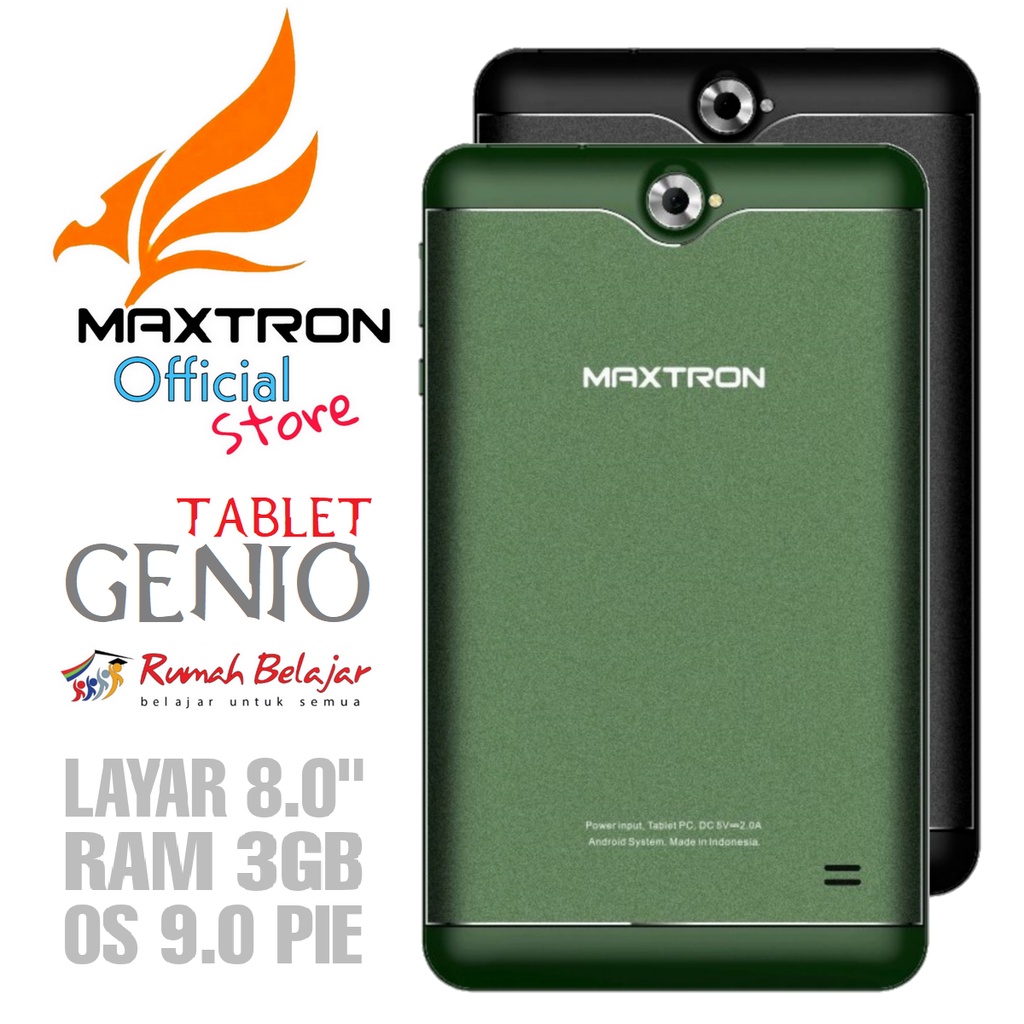 Jual TABLET MAXTRON GENIO -- TABLET 8" RAM 3GB - TABLET RUMAH BELAJAR ...