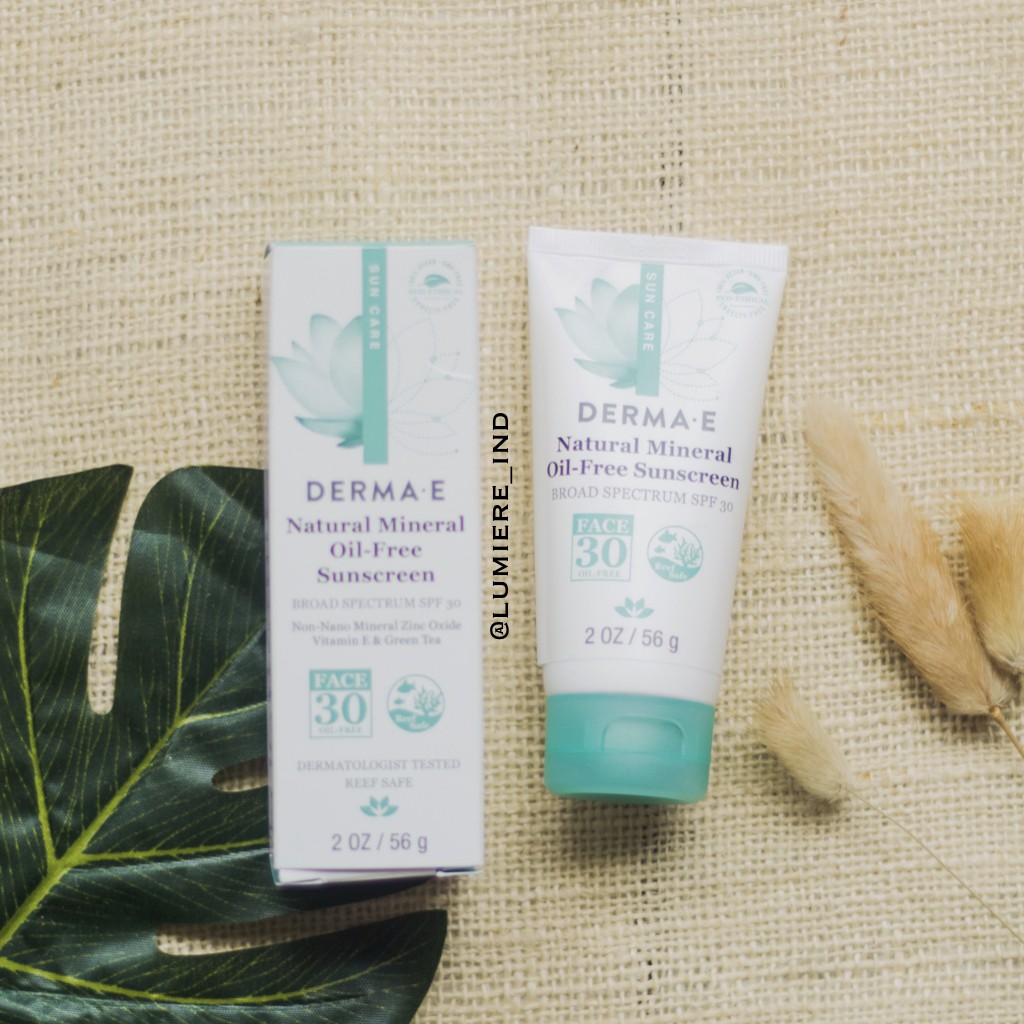 Jual DERMA E NATURAL MINERAL SUNSCREEN SPF 30 | Shopee Indonesia