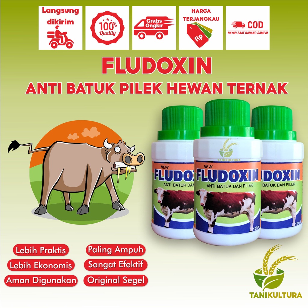 Jual Fludoxin Obat Batuk kambing Sapi Domba Kerbau obat flu Hewan ...
