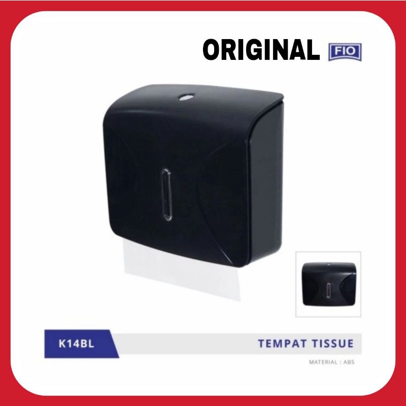 Jual TEMPAT TISSUE LEMBARAN/BOX TISSUE DINDING GANTUNG HITAM/PUTIH TISU ...
