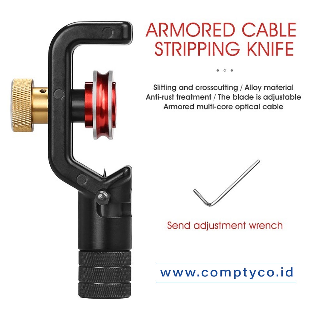 Jual Armored Wire Stripper 4-10mm Optical Cable Slitter Fiber Optic ...