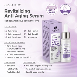 Jual Azarine - Revitalizing Anti Aging Serum 20ml Indonesia|Shopee ...