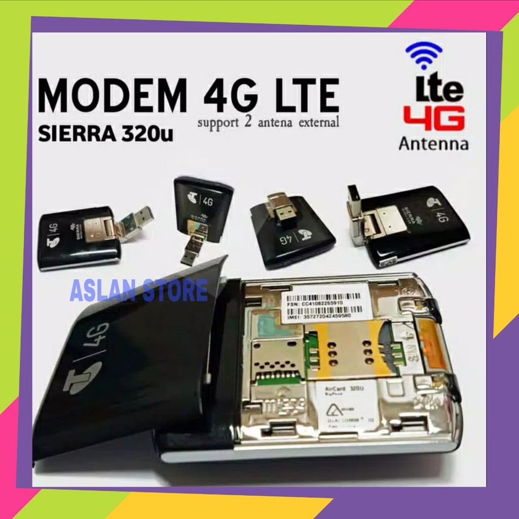 Jual Modem USB 4G Sierra 320U 100 mbps Sierra AirCard modem gsm doble ...