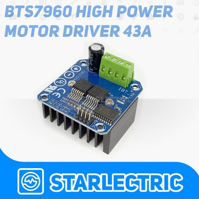 Jual High Current Motor Driver H-Bridge Modul Bts7960 43A For Arduino ...