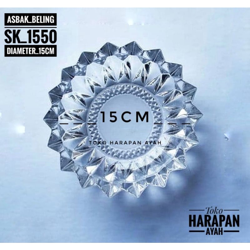 Jual Asbak Kristal / Asbak Kaca / Asbak Rokok /Asbak Crystal /Asbak ...