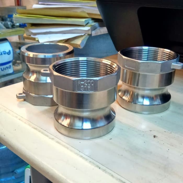 Jual CAMLOCK TYPE A 2-1/2 INCH STAINLESS STEEL SS316 | Shopee Indonesia