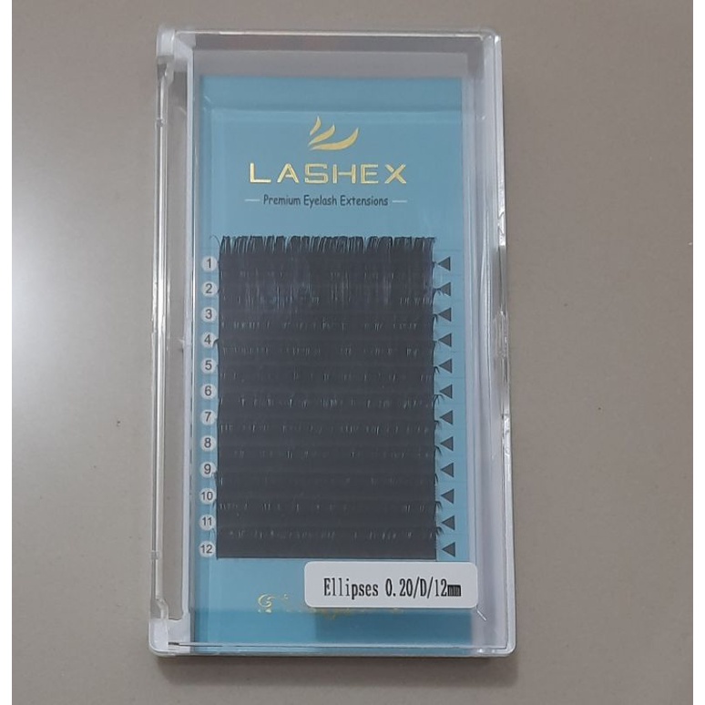 Jual LASHEX ELLIPSE EYELASH EXTENSION HITAM LENTIK LEMBUT MIRIP YELIX | Shopee Indonesia