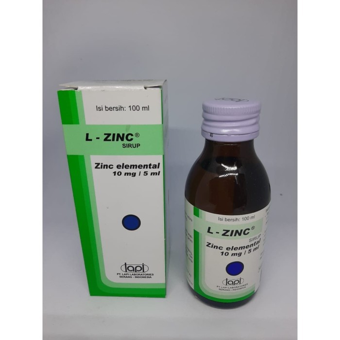 Jual L-ZINC SYRUP | Shopee Indonesia