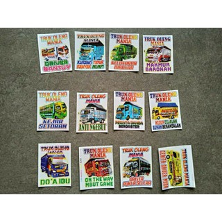 Jual Sticker Truck Oleng Truk Oleng Mania | Shopee Indonesia
