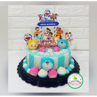 Jual Topper Doraemon topper ulang tahun topper puding topper happy ...